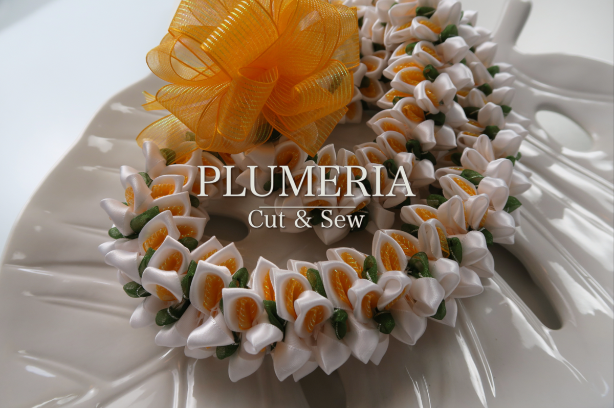 SET - PLUMERIA | CUT AND SEW – U'i Mau A Mau LLC.